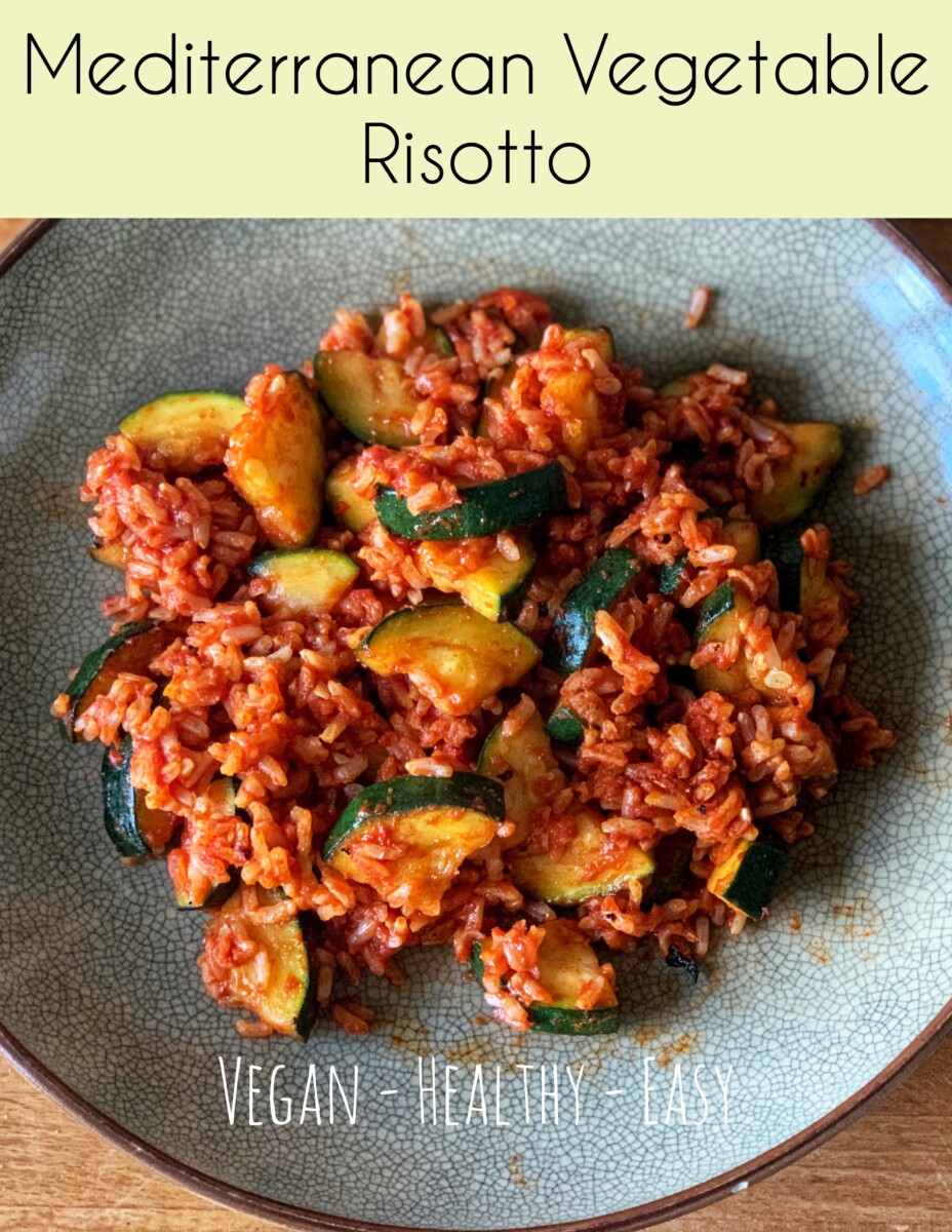 Mediterranean Vegetable Risotto (vegan) - Munchyesta