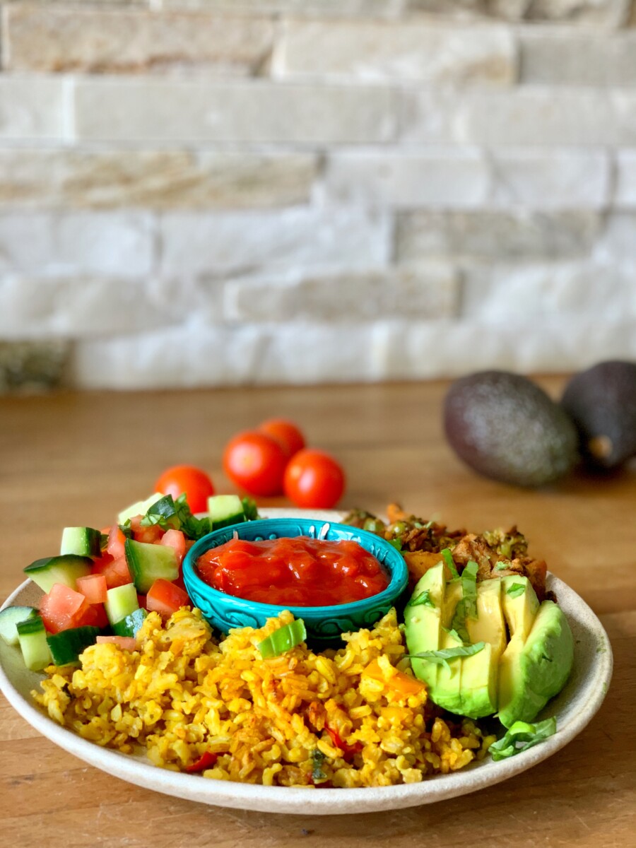 Vegan Rice Salad Power Bowl - Munchyesta