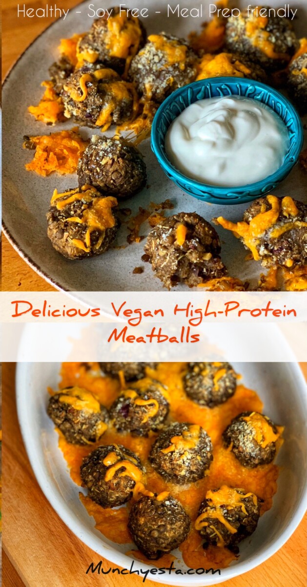 Vegan High Protein Meatballs - Munchyesta