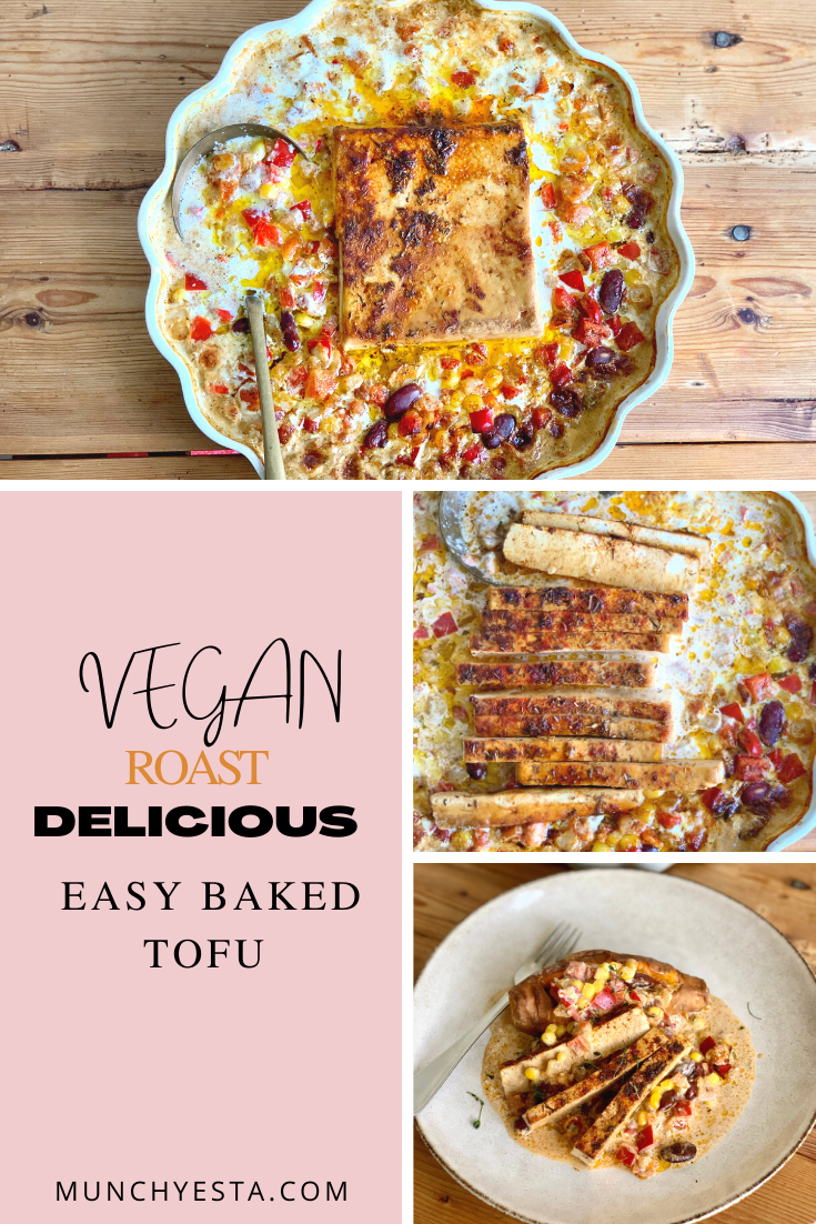 Amazing Easy Baked Tofu recipe (vegan Roast) - Munchyesta