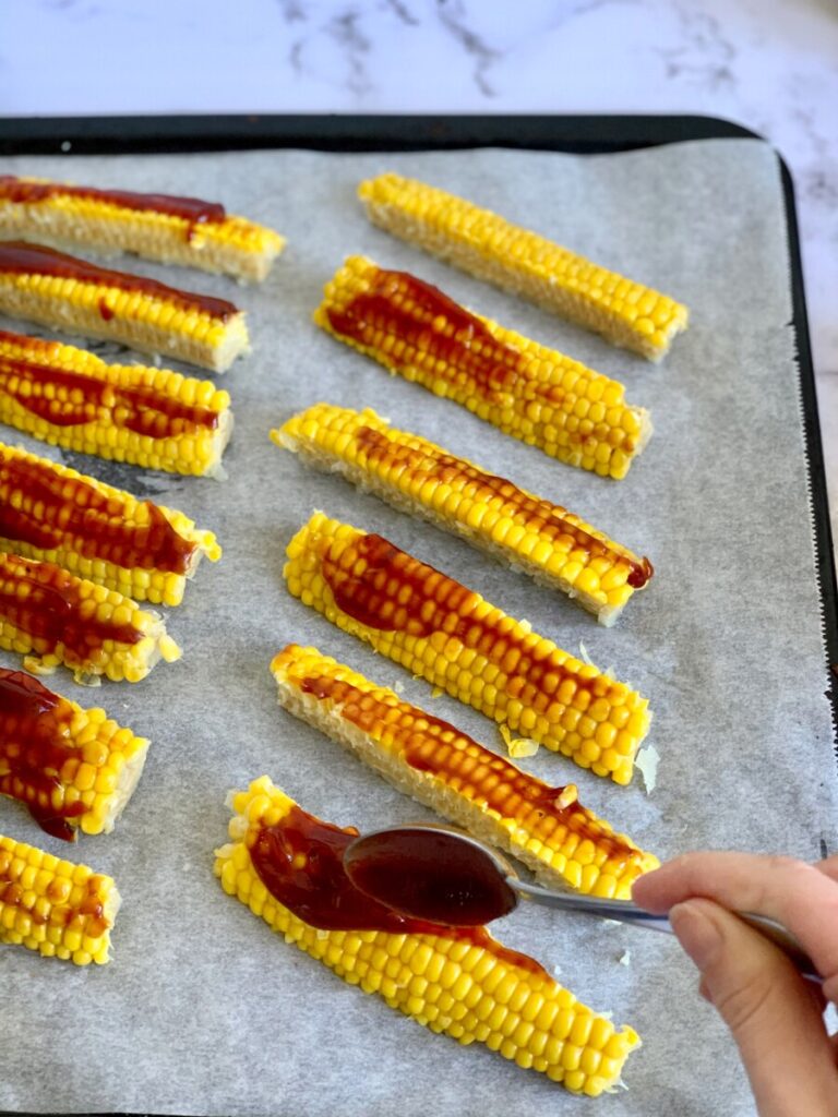 Amazing Easy Vegan BBQ Corn Ribs Recipe - Munchyesta