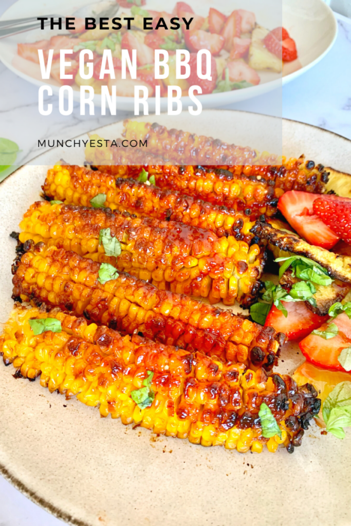 Amazing Easy Vegan BBQ Corn Ribs Recipe - Munchyesta