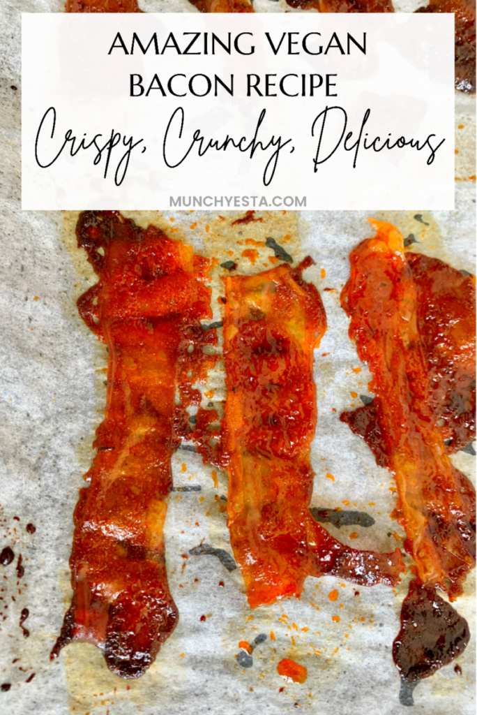Easy Vegan Bacon: best quick plant based bacon recipe - Munchyesta