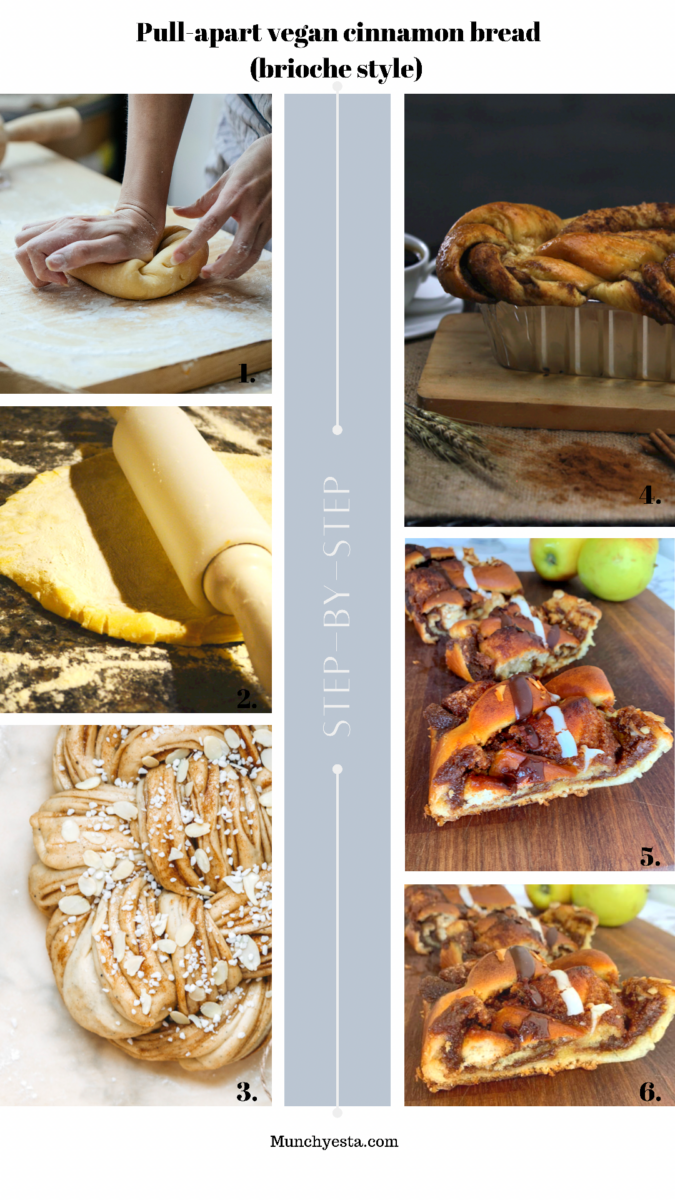 The best vegan pull-apart Cinnamon Bread recipe - Munchyesta