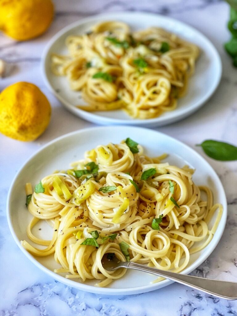Easy Italian Lemon Pasta recipe - Munchyesta