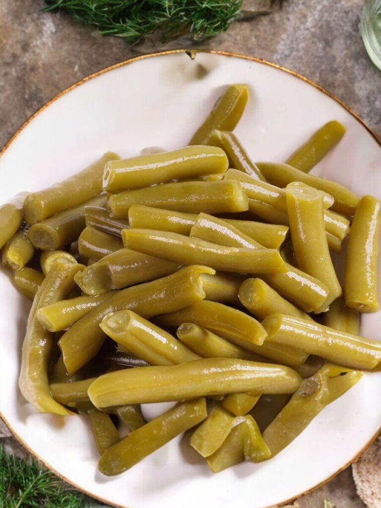 Easy Canned French style Green Beans: best recipe - Munchyesta