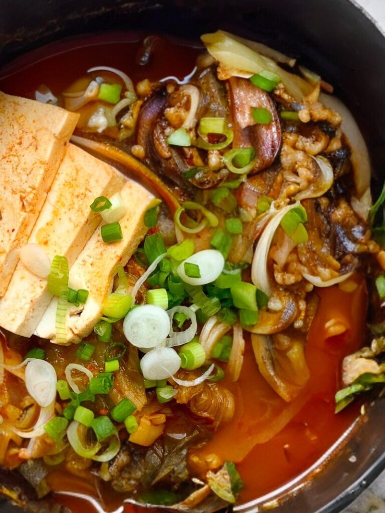 Korean Tofu soup: easy soft vegetarian sundubu recipe - Munchyesta