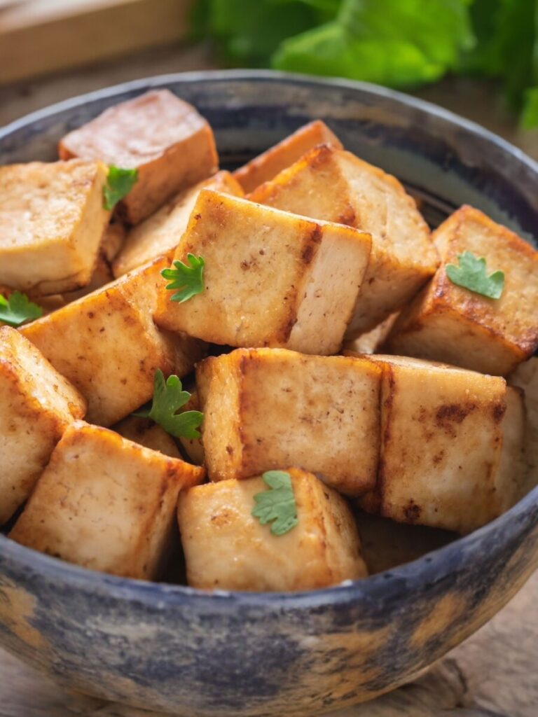 Copycat Pumfu tofu recipe: best vegan pumpkin tofu - Munchyesta