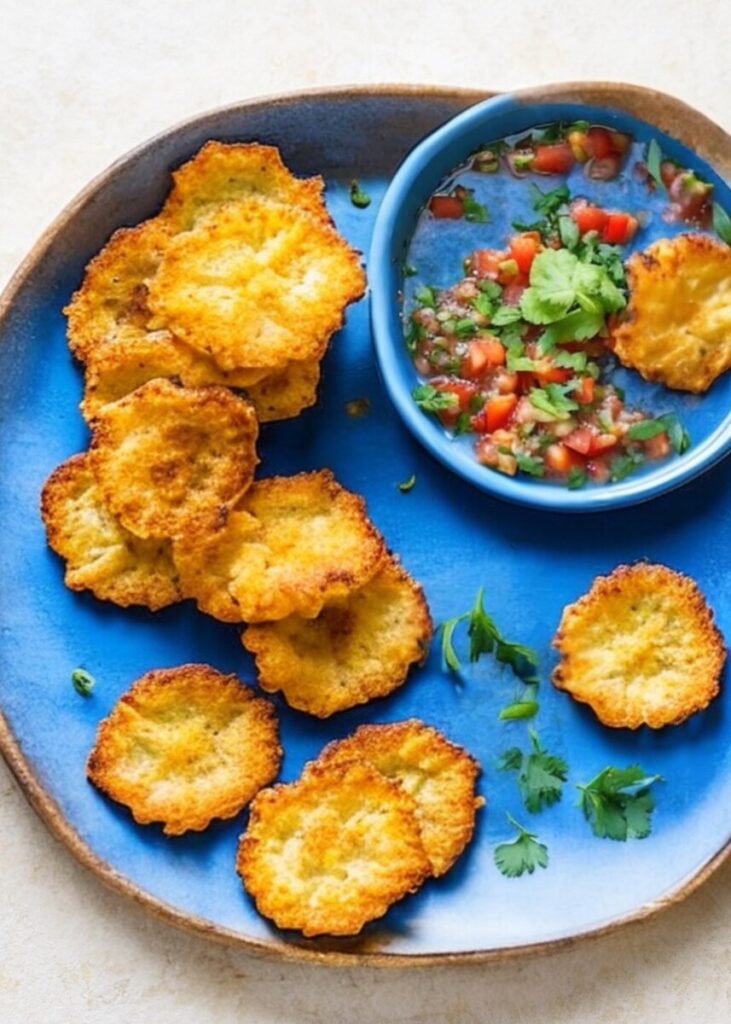 Amazing Patacones recipe (fried green plantains) - Munchyesta
