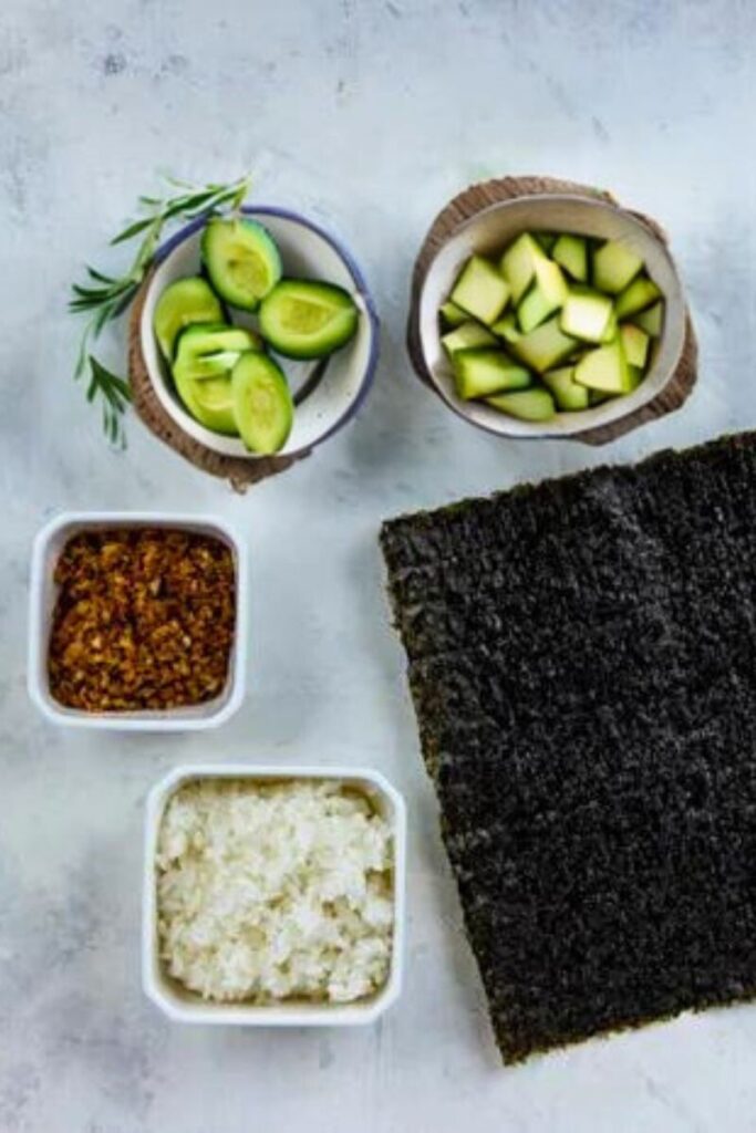 Crunchy Roll Sushi Recipe: vegan California rolls - Munchyesta