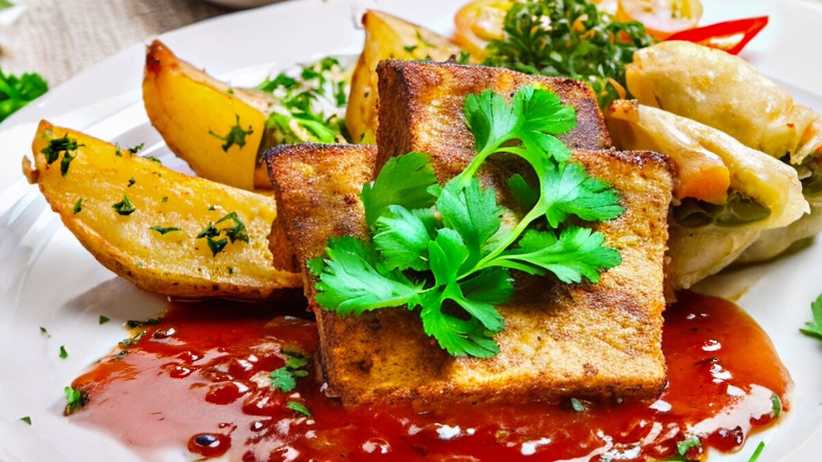 Best Vegan Steak Recipe (tender juicy tofu steaks) - Munchyesta