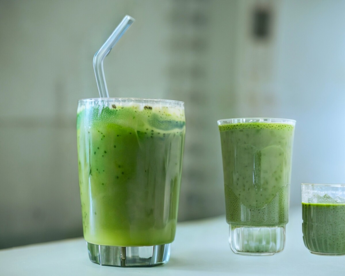 Green Milk Tea recipe: Matcha Boba Tea (hot or iced) - Munchyesta