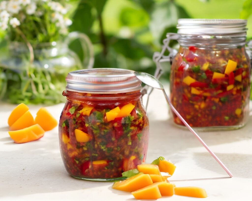 Easy Mango Habanero Salsa (homemade canning recipe) - Munchyesta