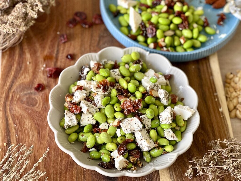 Edamame Beans Recipe: Easy Spicy Soy Bean Salad - Munchyesta