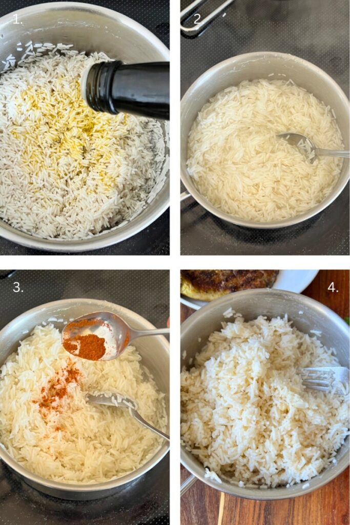 How to cook Steamed Basmati rice recipe + rice cooker - Munchyesta