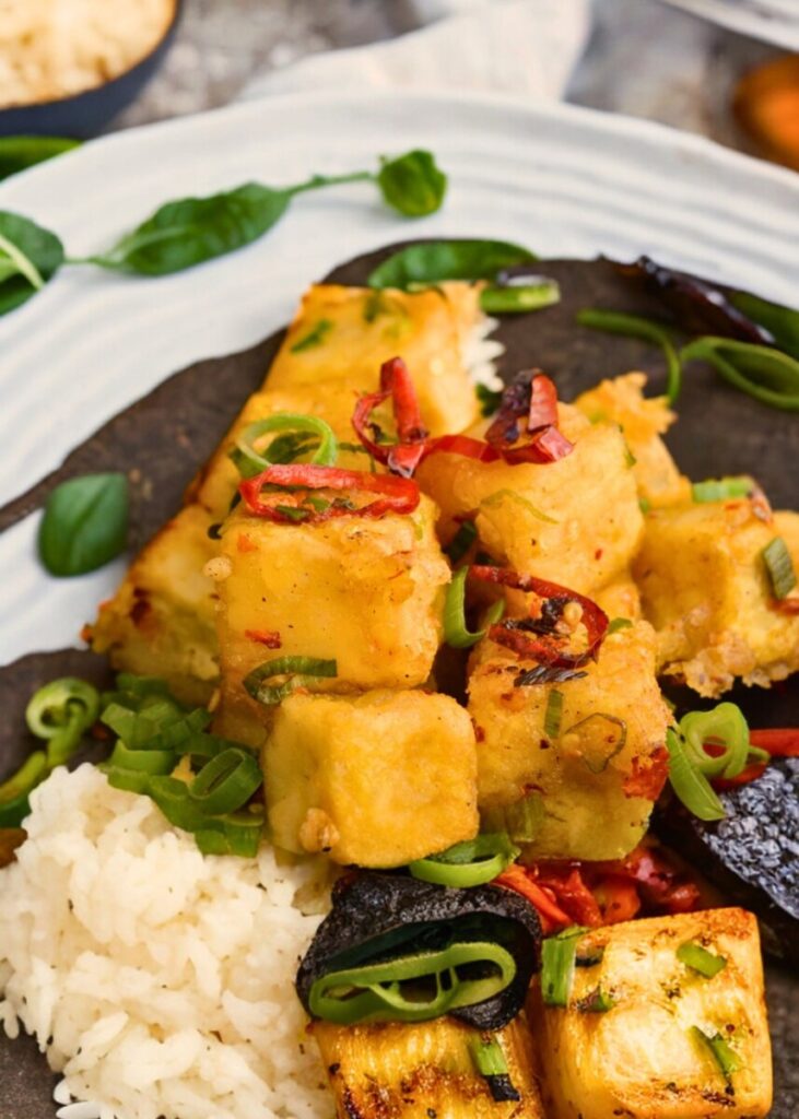 Sauteed tofu: easy crispy pan-fried tofu recipe - Munchyesta