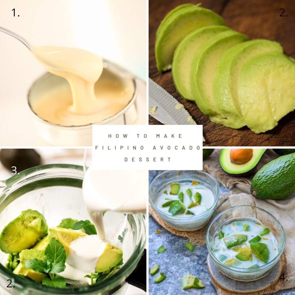 Easy Avocado Dessert Recipe (Avocado Con Yelo) - Munchyesta