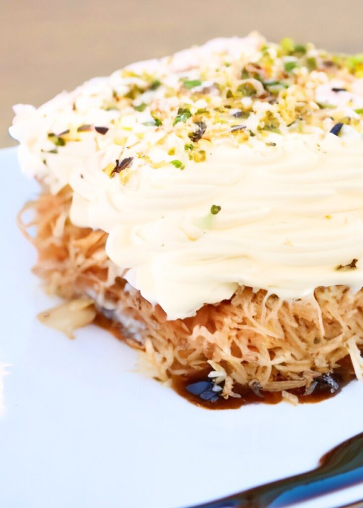 Ekmek Kataifi Recipe: Greek Custard & Cream Dessert