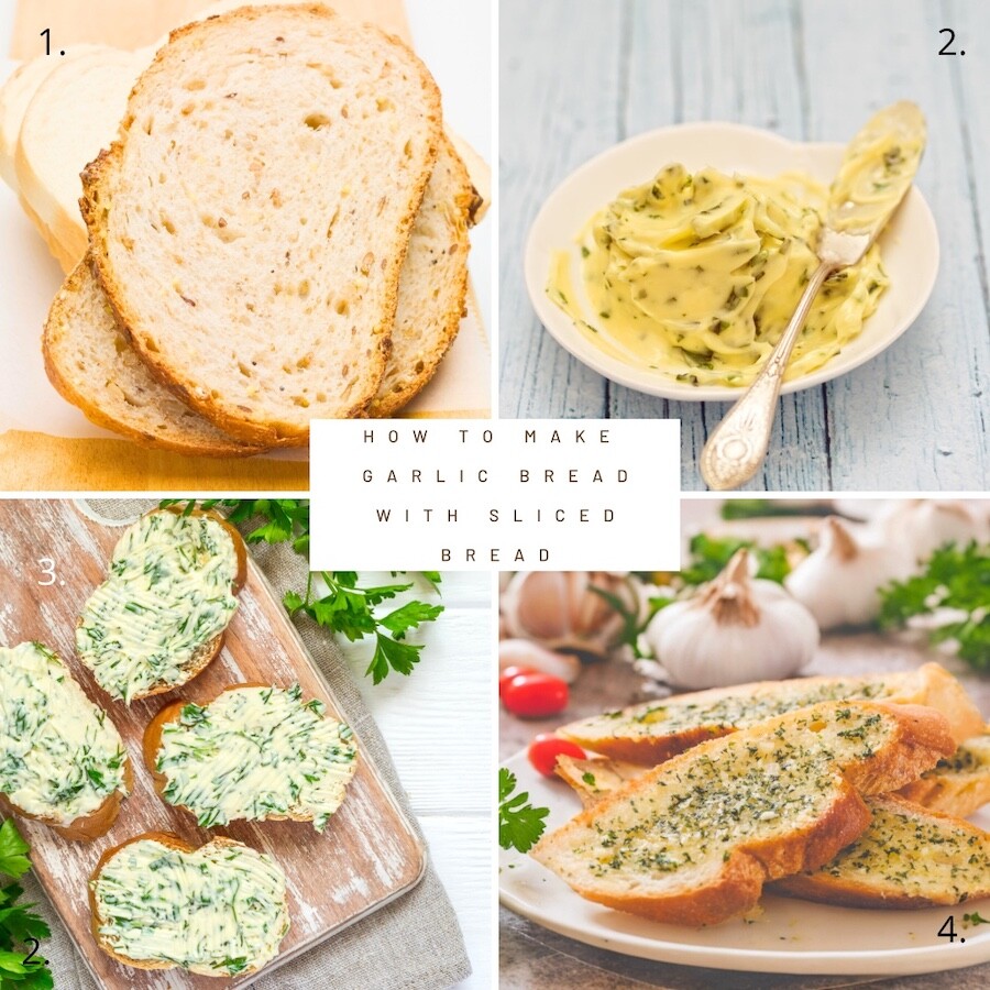 Best Garlic Bread Recipe with Sliced Bread (3 Ways)